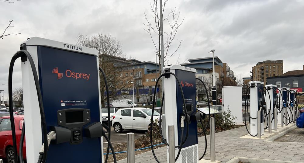 Osprey Charging opens its first high powered EV charging hub in London News Forecourt Trader