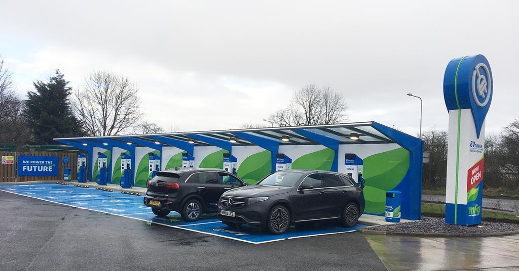 First MFG 'ultra-rapid' EV hub completed by Premier Forecourts and ...
