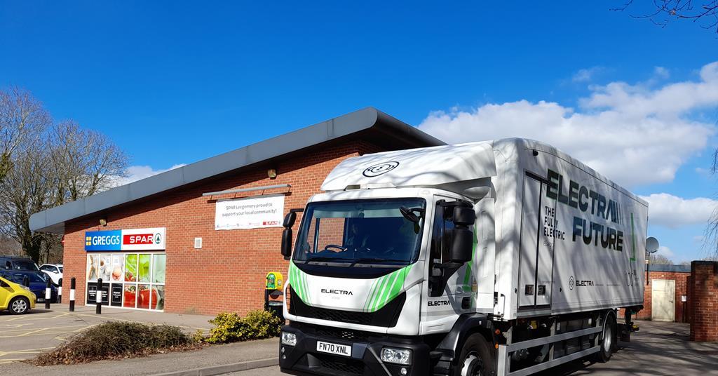 Spar wholesaler AF Blakemore trials electric HGV | News | Forecourt Trader