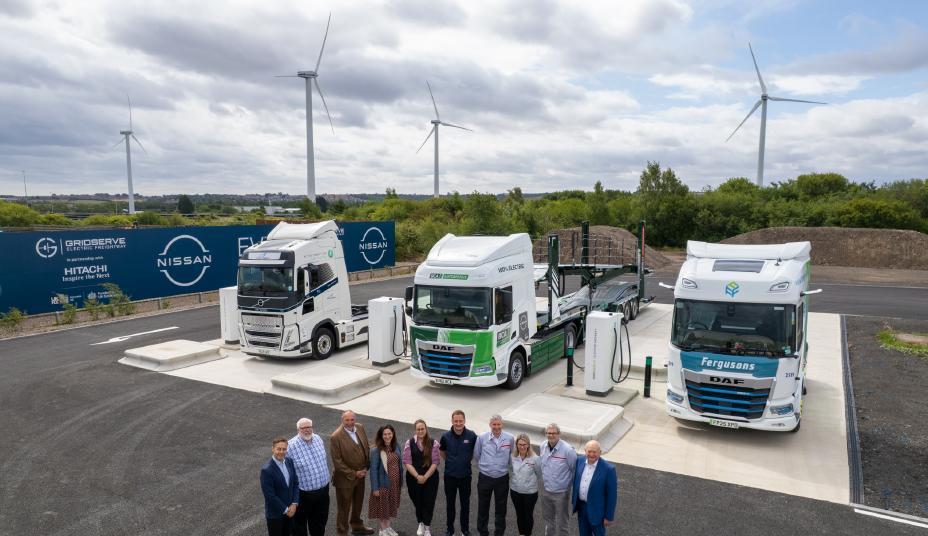 Nissan unveils £1.4m electric HGV charging station at Sunderland factory | News | Forecourt Trader
