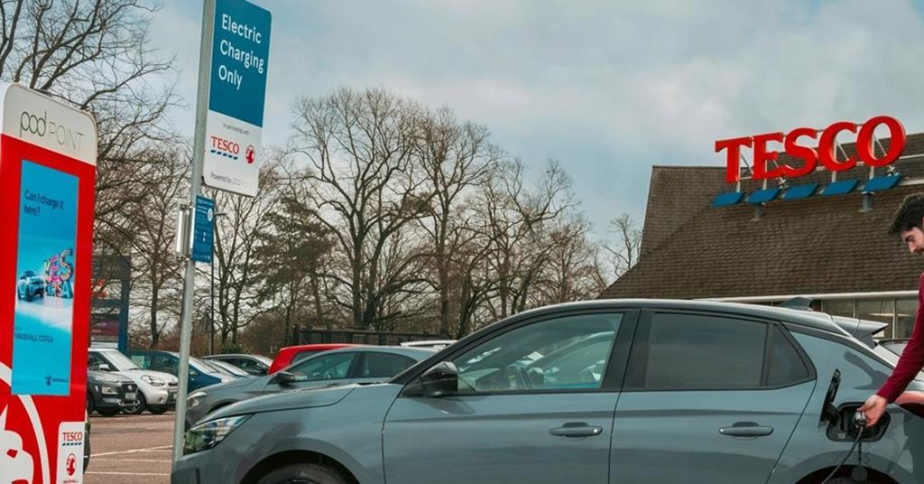 Tesco allows drivers to collect Clubcard points when charging EVs ...