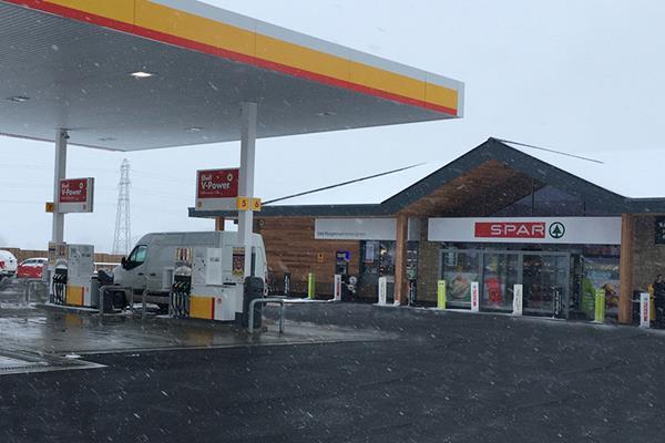 James Hall opens new Shell forecourt and Spar store in County Durham ...