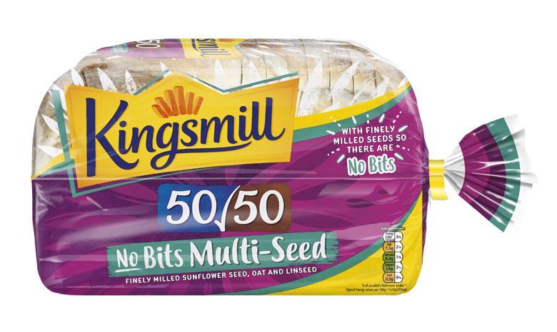 Kingsmill launches two loaves made with 50/50 white and wholemeal flour ...